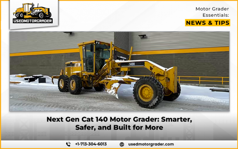 Next Gen Cat 140 Motor Grader: Smarter, Safer, and Built for More ...