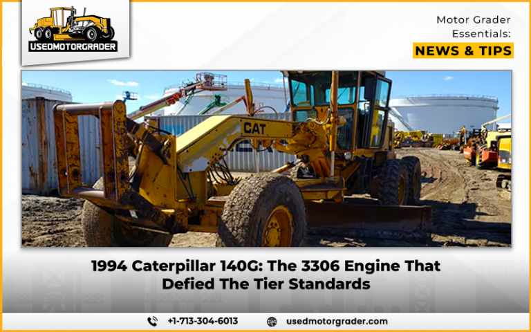 1994 Caterpillar 140G: The 3306 Engine That Defied The Tier Standards ...